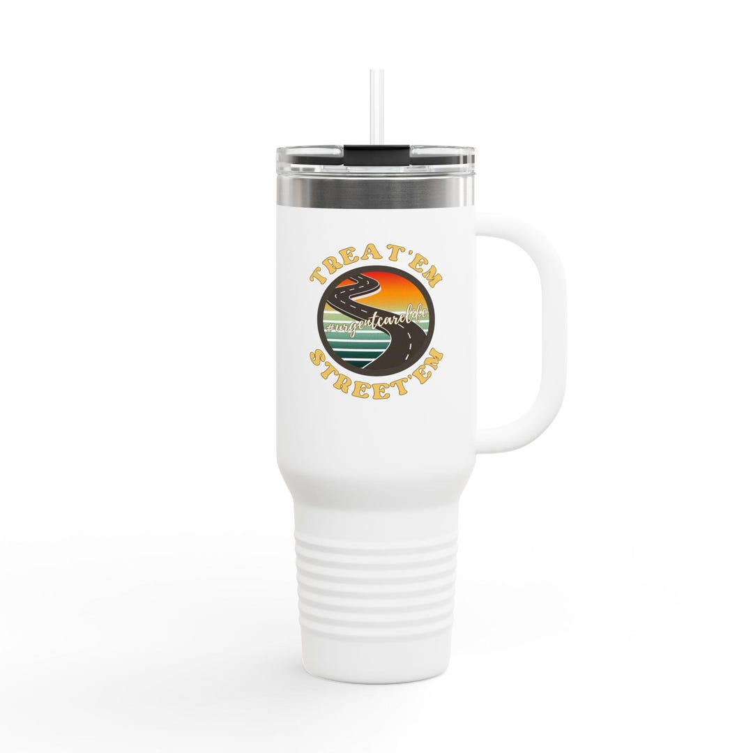 Travel Mug, EMT Paramedic Ambulance Design, EMS Gift, Drinkware, Large ...
