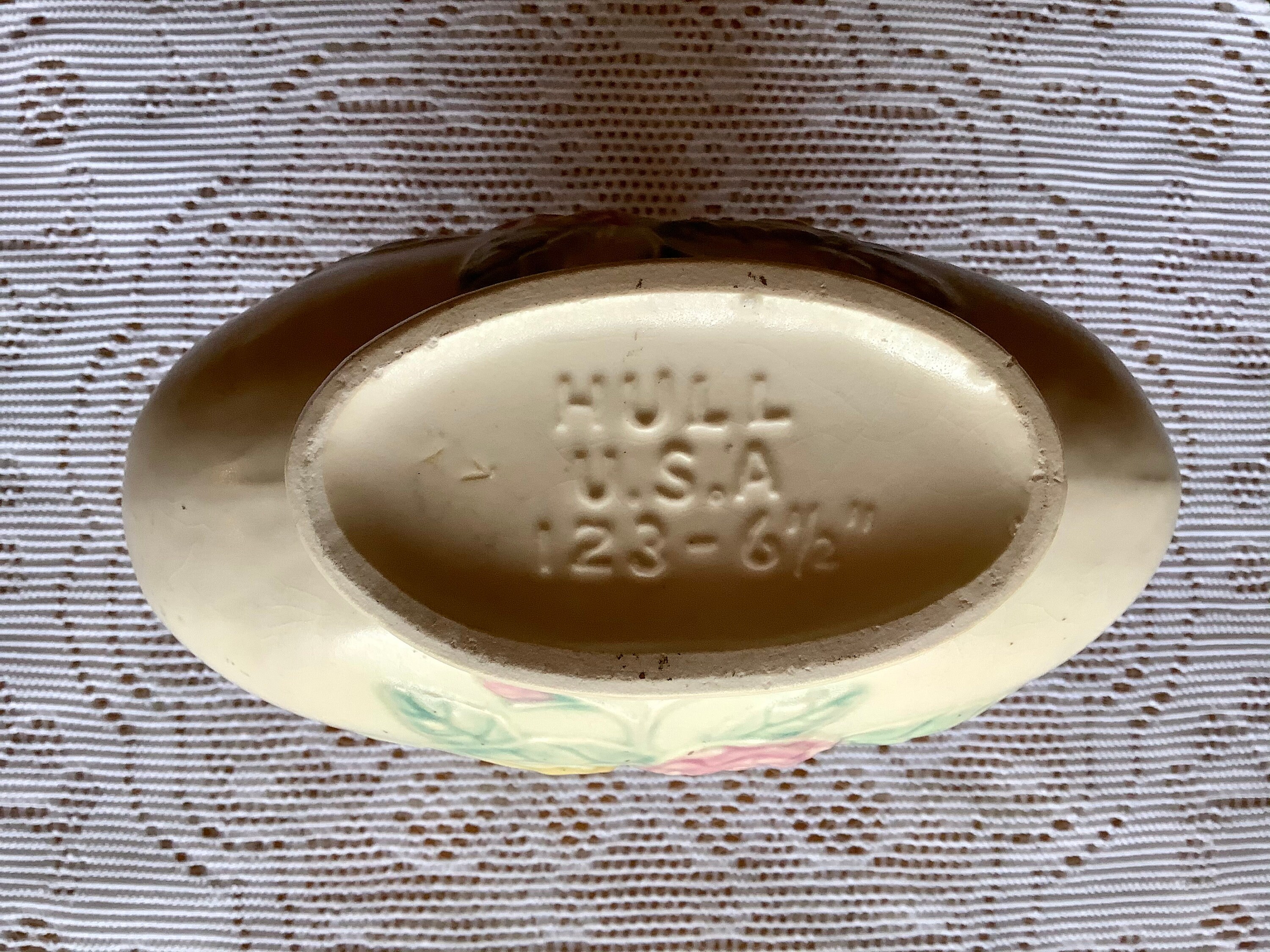 Hull Open Rose Vase 1940s Original - Etsy