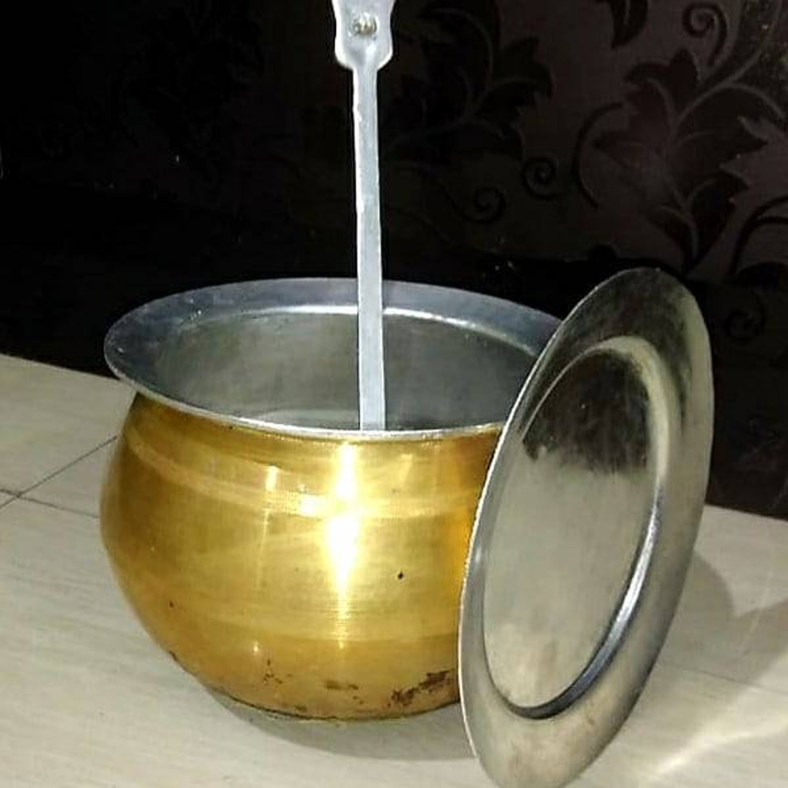 Vengala Paruppu Uruli Bronze Pot with Tin Coating/ Capacity Available ...