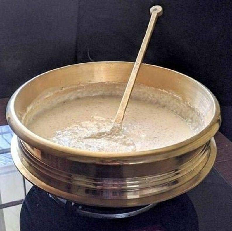 South Indian Traditional Seasoned Bronze Cooking Utensils Pure Bronze ...