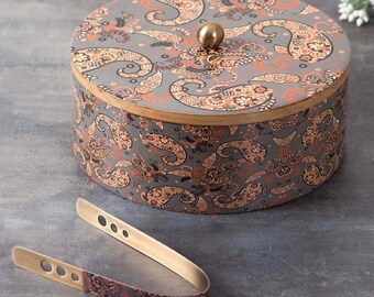 Wooden Bread Box With Lid - Etsy