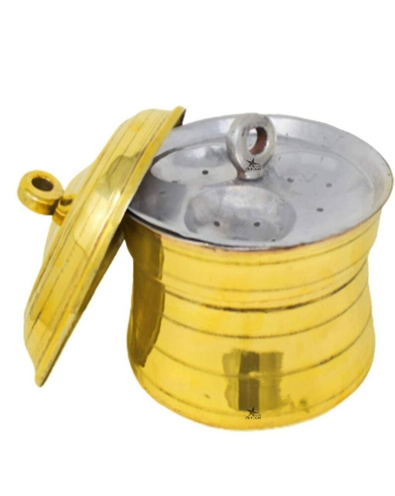 Traditional Southindian Brass Idli Pathram Large Size / Cooker/ Steamer ...