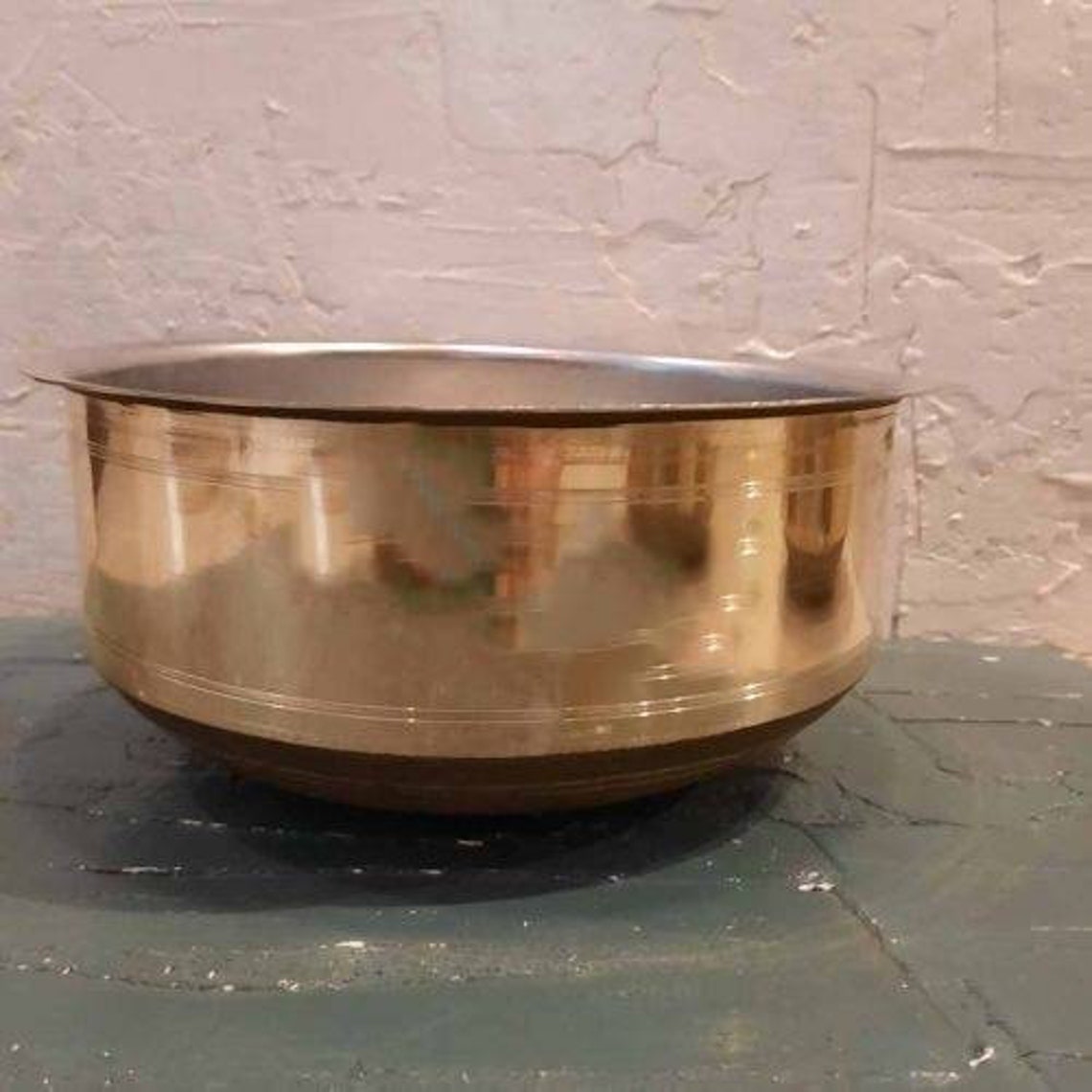 Traditional Brass Cooking Pot Sarvam Chatti Sarva Kadai Cooking Utensil ...
