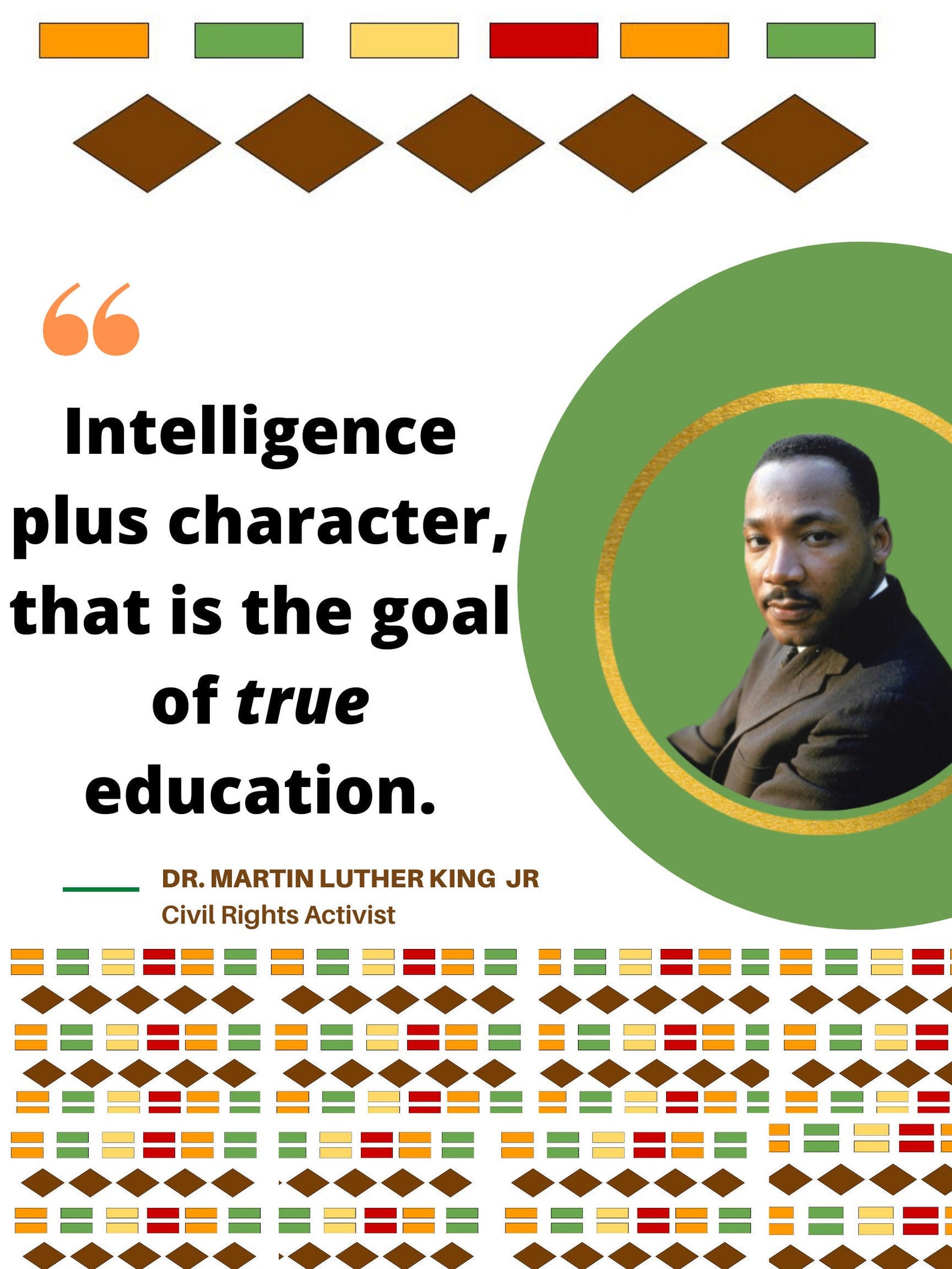 Poster of Dr. Martin Luther King Jr Quotable - Etsy