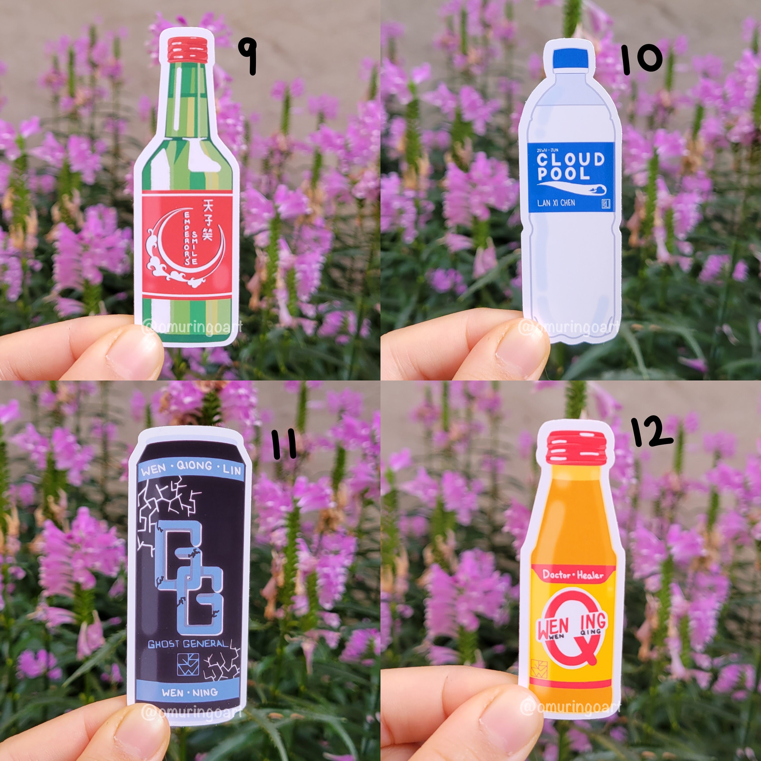 MDZS / the Untamed / Mo Dao Zu Shi MXTX Drink Stickers - Etsy Canada