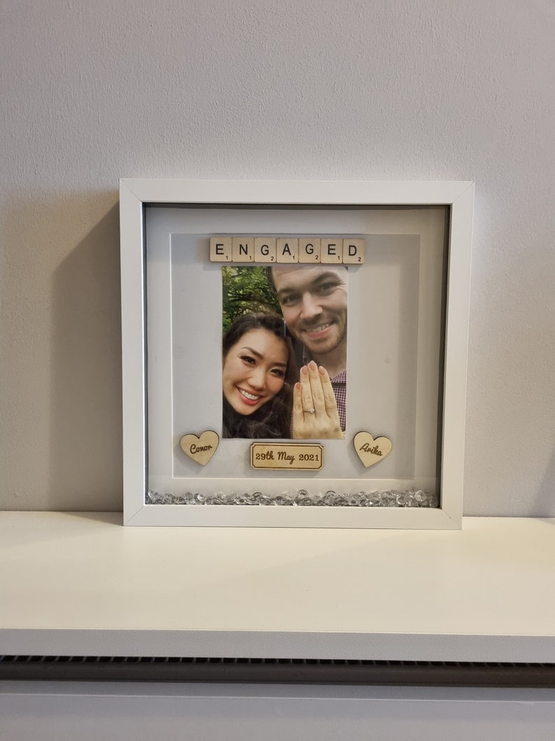 Personalised Engagement Frame - Etsy