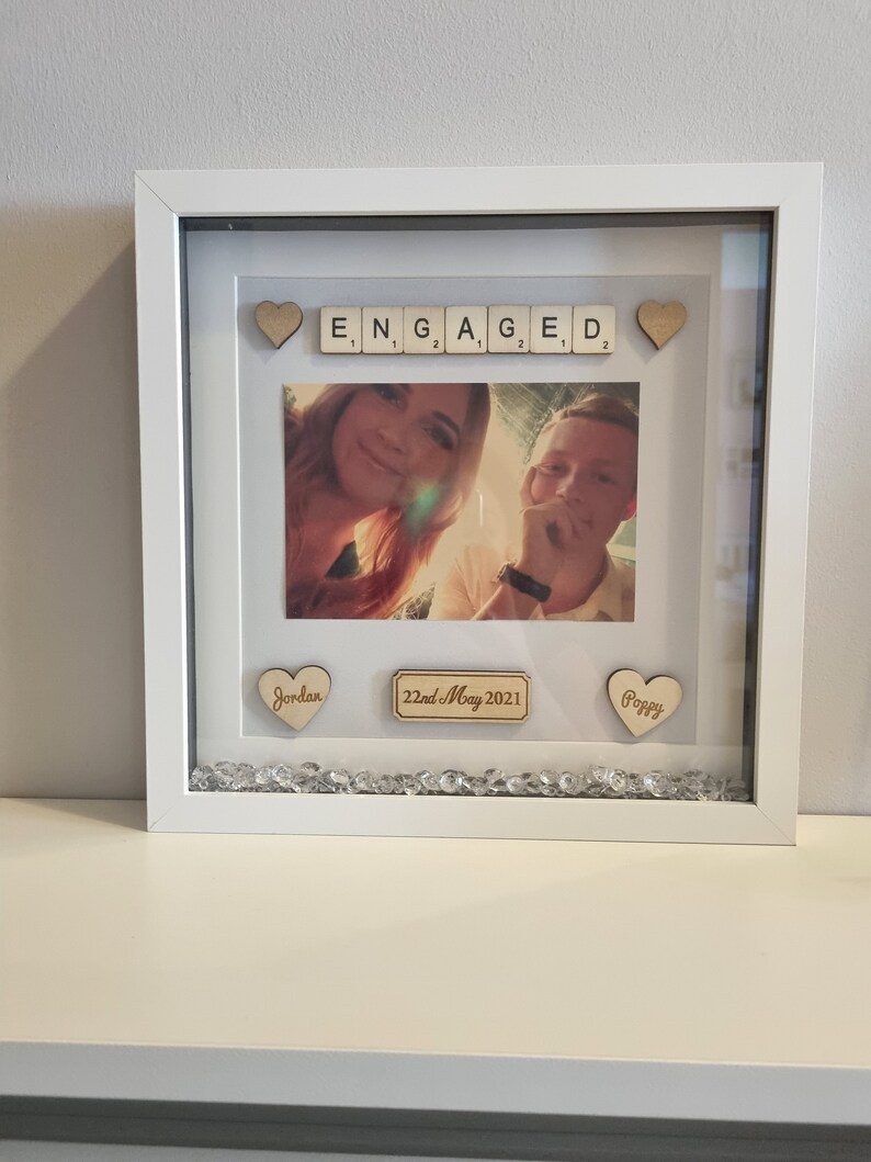 Personalised Engagement Frame - Etsy