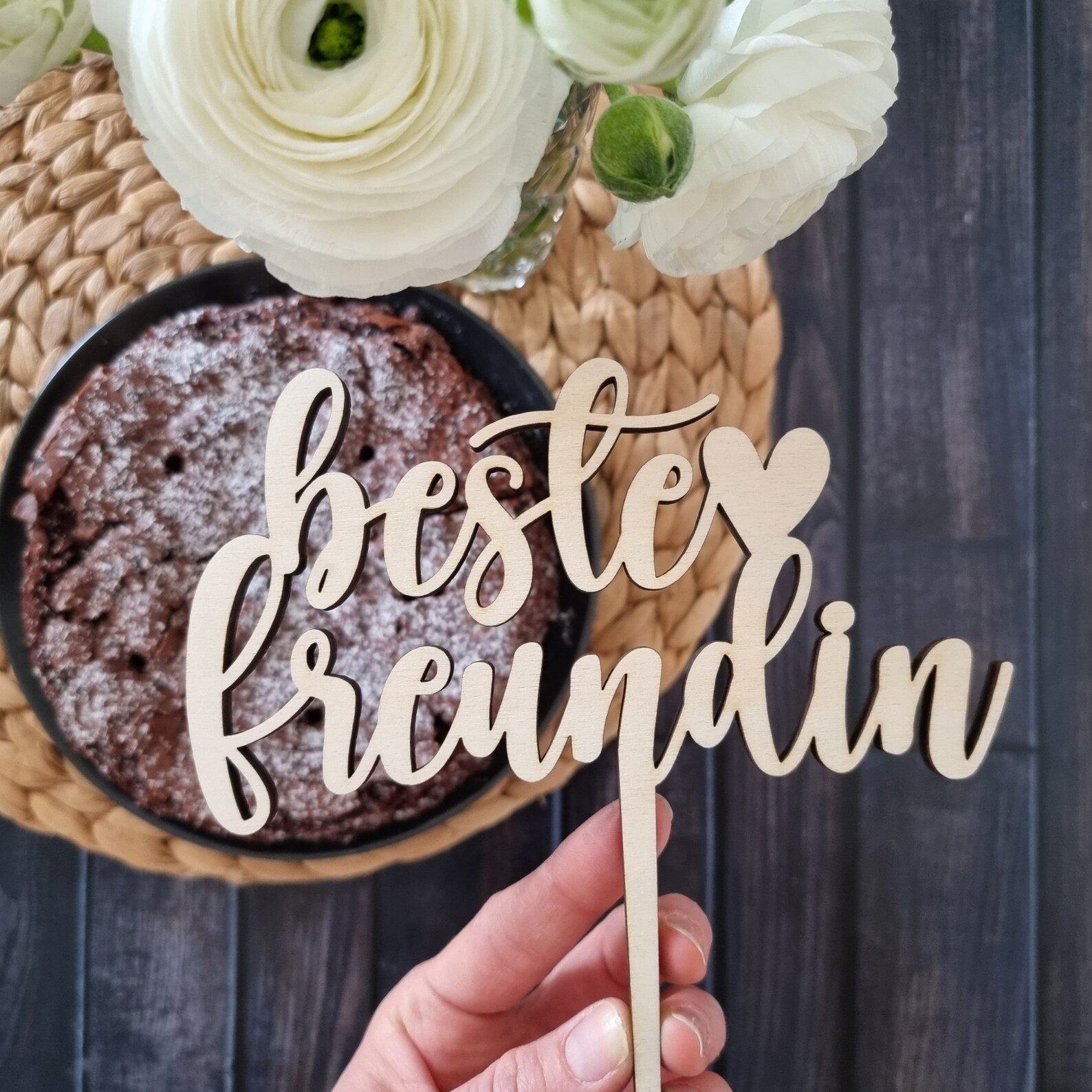 Cake Topper l Best Friend | Etsy