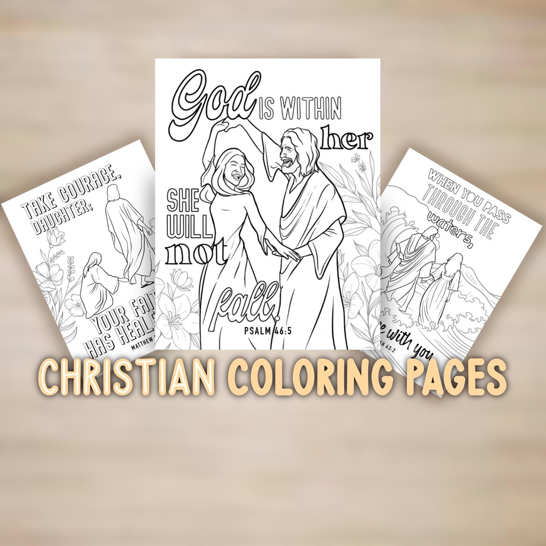 Christian Coloring Pages, Christian Woman Coloring Pages, Christian ...