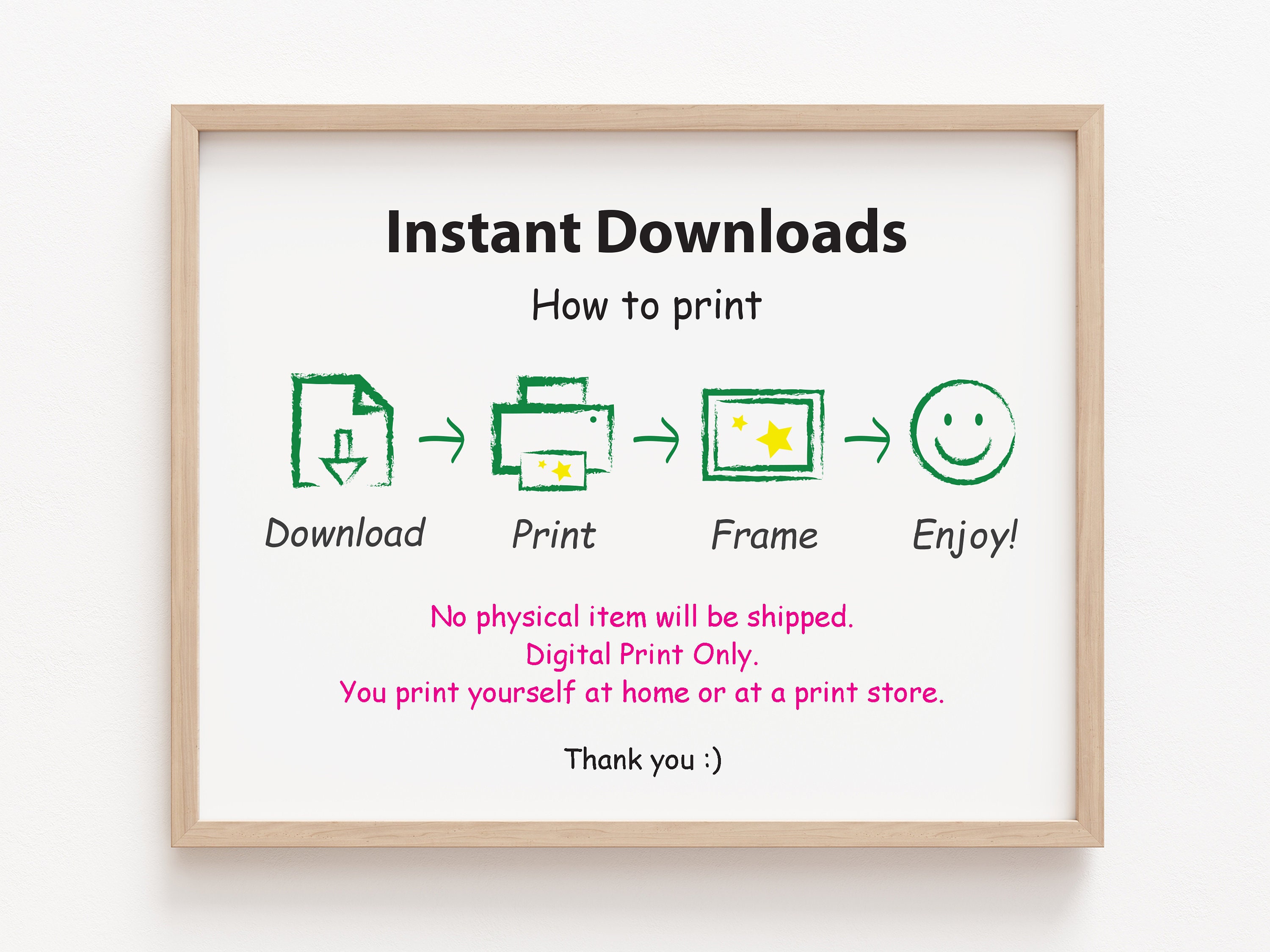 Boho Style Blatt Wandkunst Instant Printable - Etsy.de