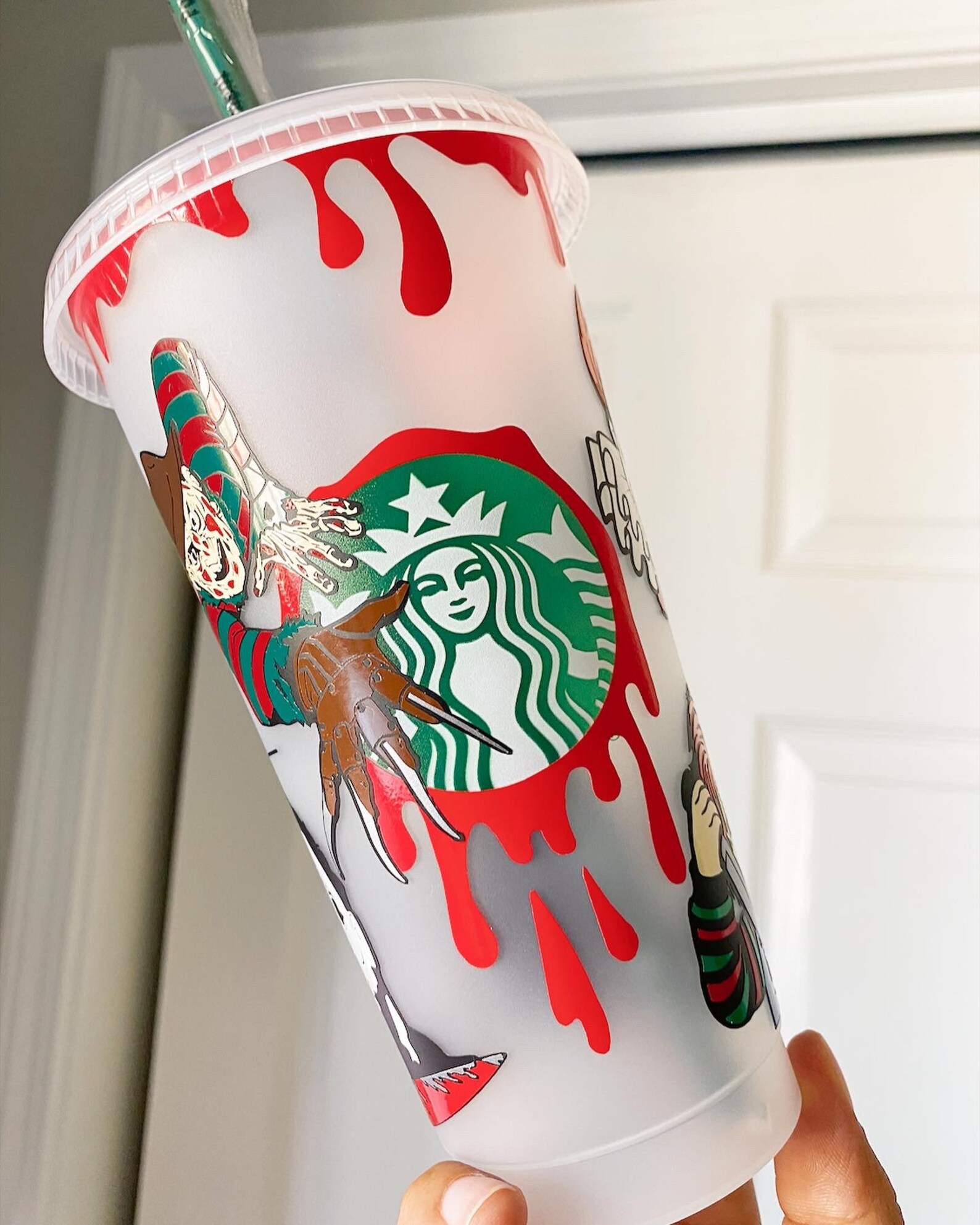 Horror Tumbler Slasher Halloween Cup Spooky Characters - Etsy