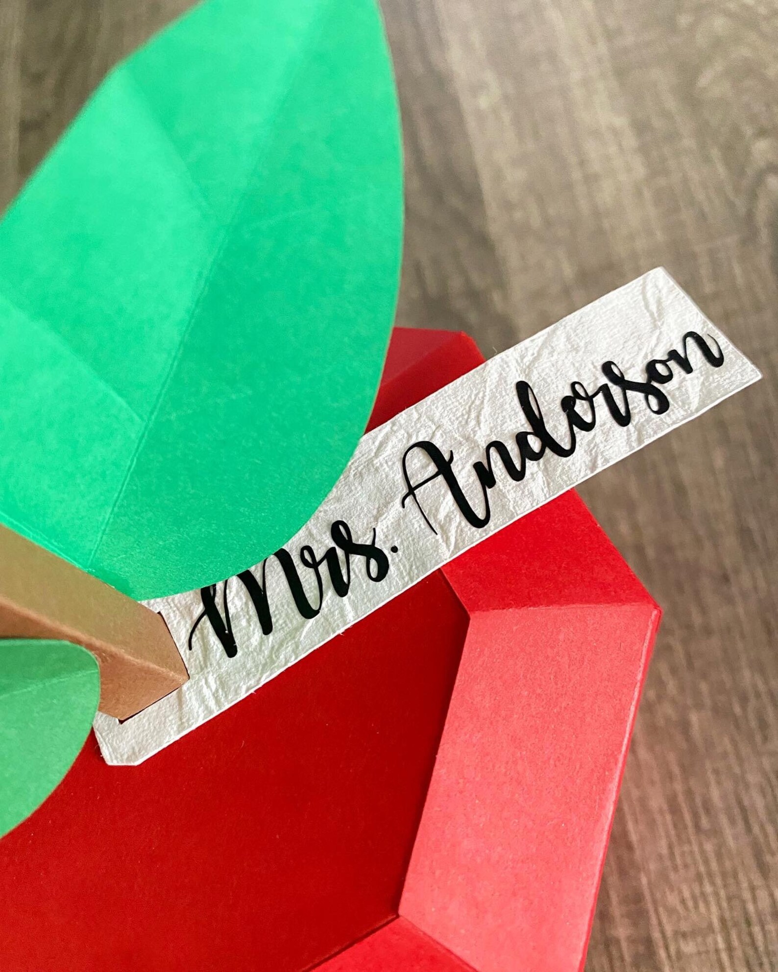 Apple Teacher Appreciation Gift Teacher Appreciation Apple Gift Box ...