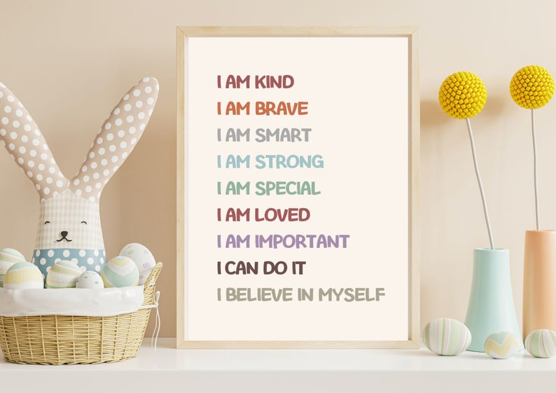 Inspirational Quotes for Kids, Classroom Decor Rainbow, Educational ...