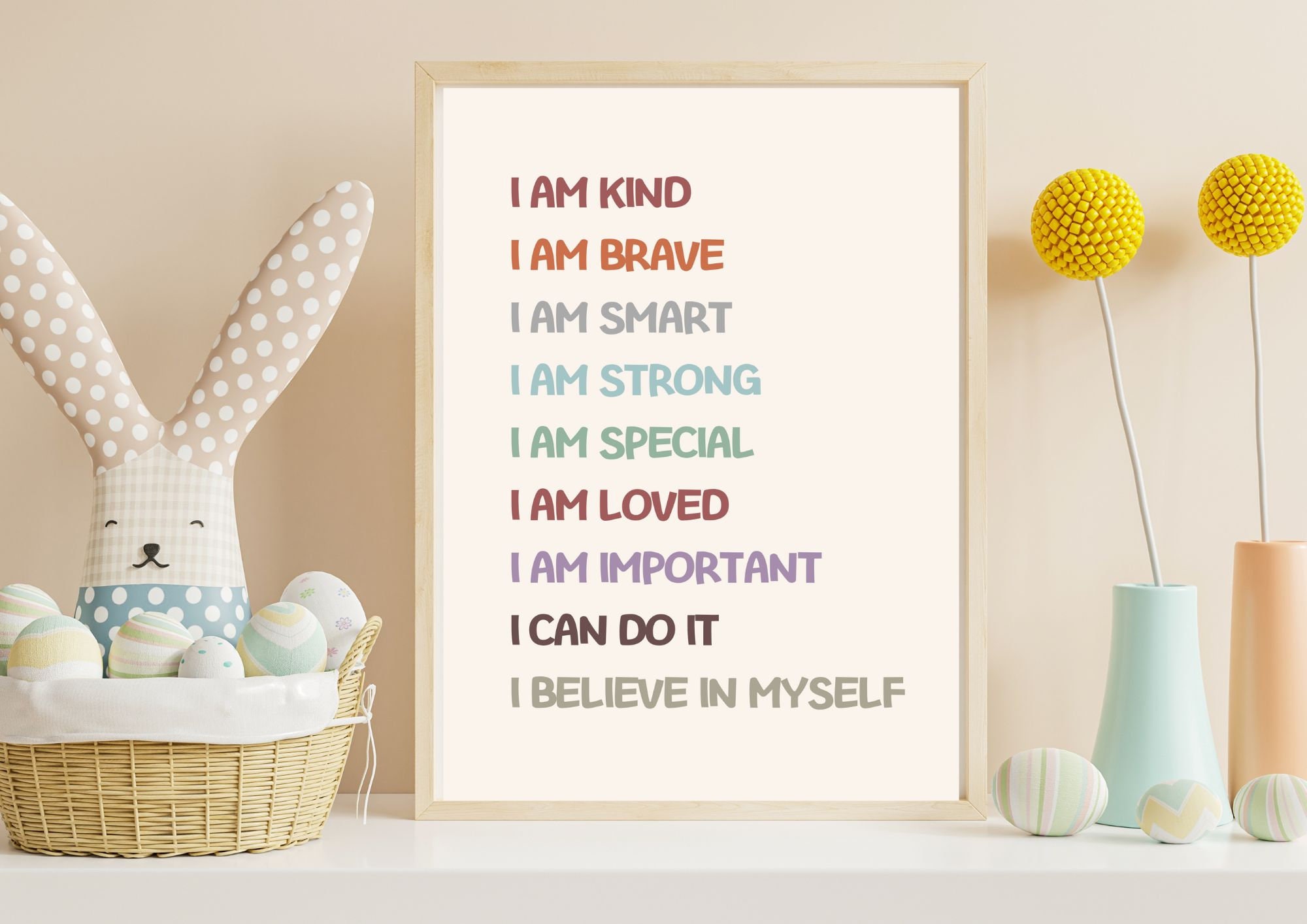 Inspirational Quotes for Kids, Classroom Decor Rainbow, Educational ...