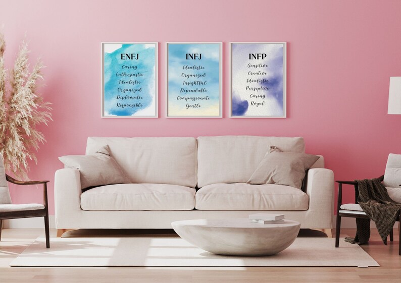 Printable MBTI Wall Art, MBTI Printable Bundle, MBTI Print Set - Etsy