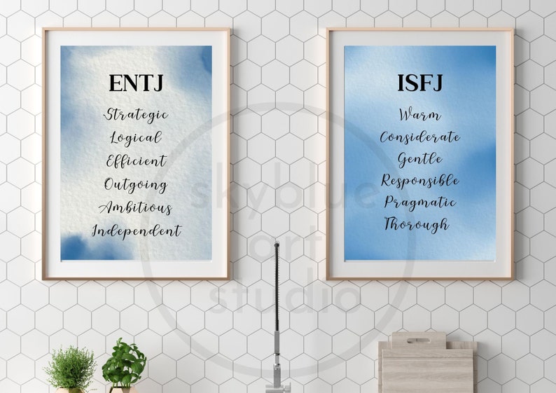 Printable MBTI Wall Art, MBTI Printable Bundle, MBTI Print Set - Etsy