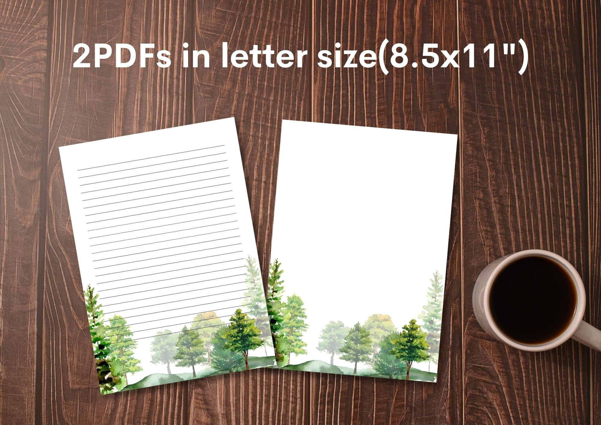 Printable Stationery Stationery Letter Paper Digital - Etsy