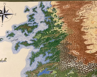 Fantasy Map Commission - Etsy