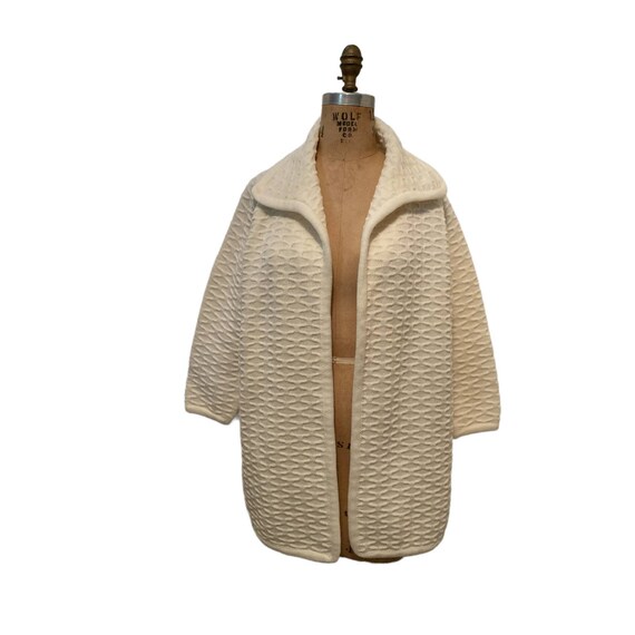 THE CAROLE: Vintage 60s-70s Mod Open Cocoon Cardigan … - Gem