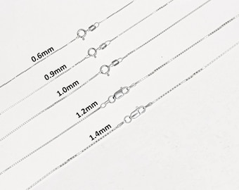 Mirror Box Chain Necklace - Etsy