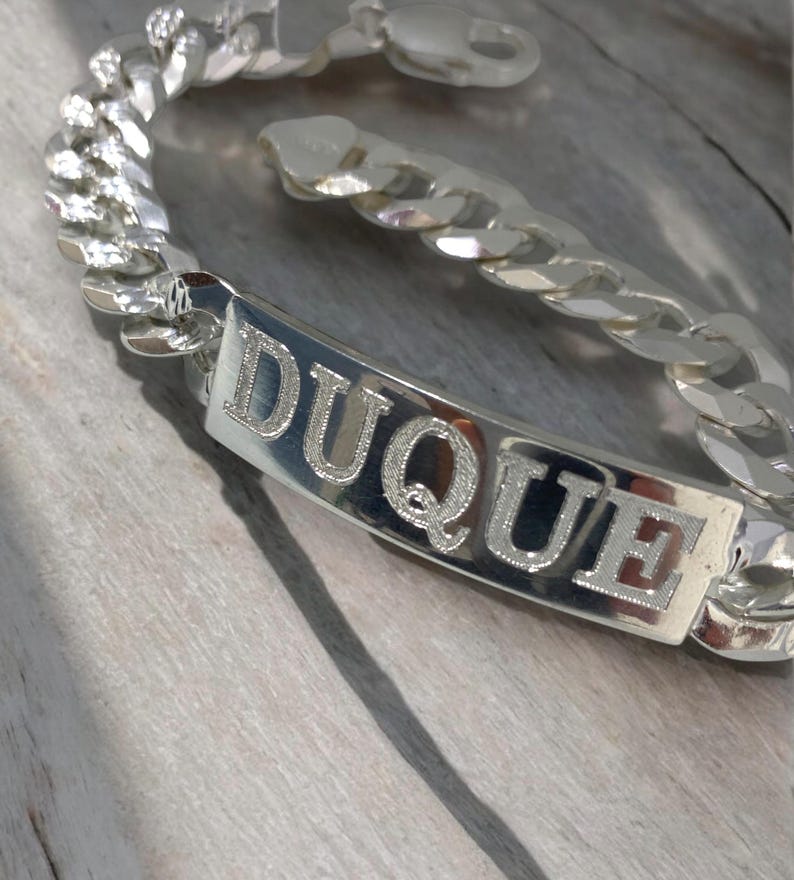 Solid 925 Italian Sterling Silver Diamond Cut Curb Cuban Heavy Link ...
