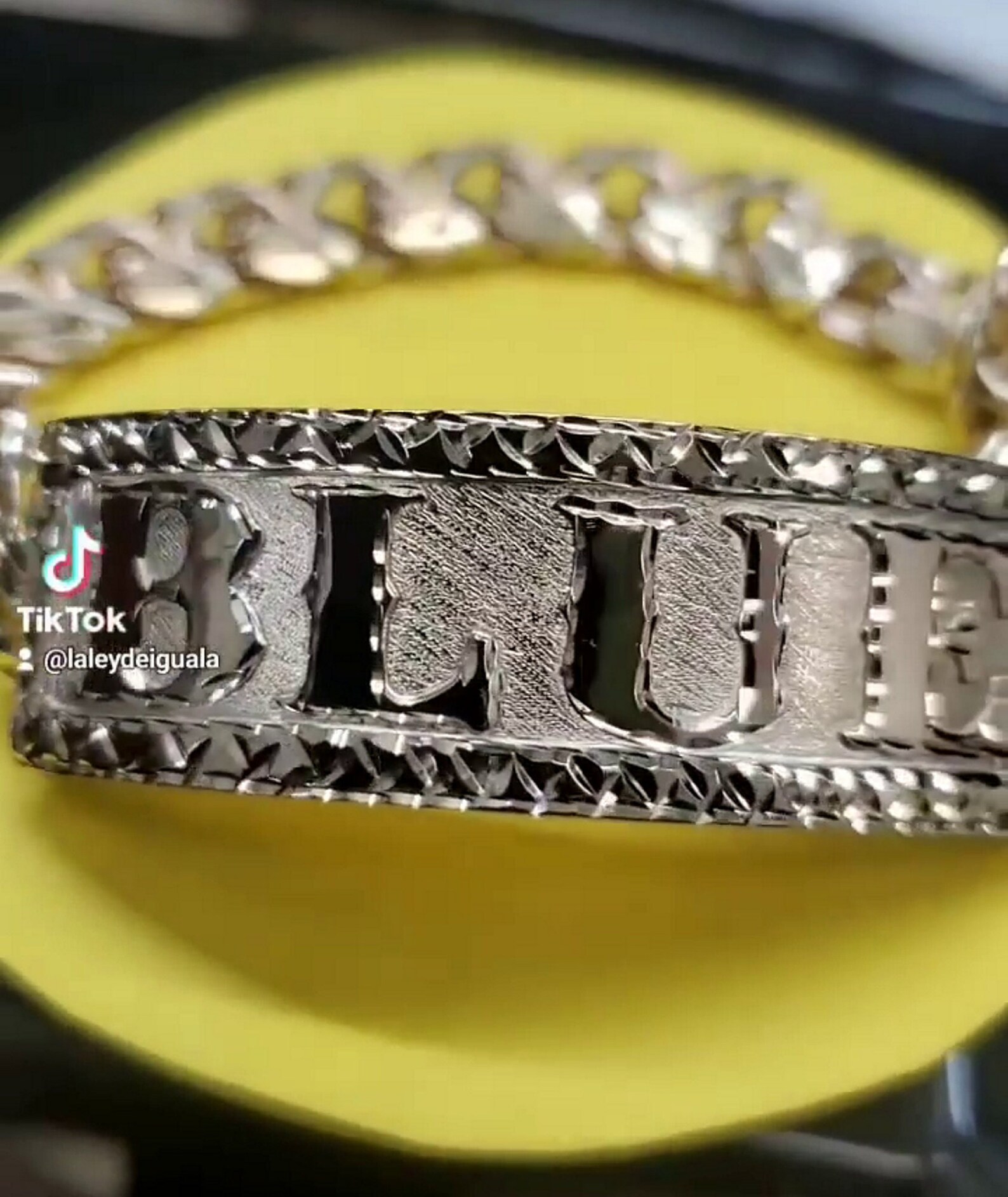 Solid Custom Chino Link 925 Italian Sterling Silver - Etsy