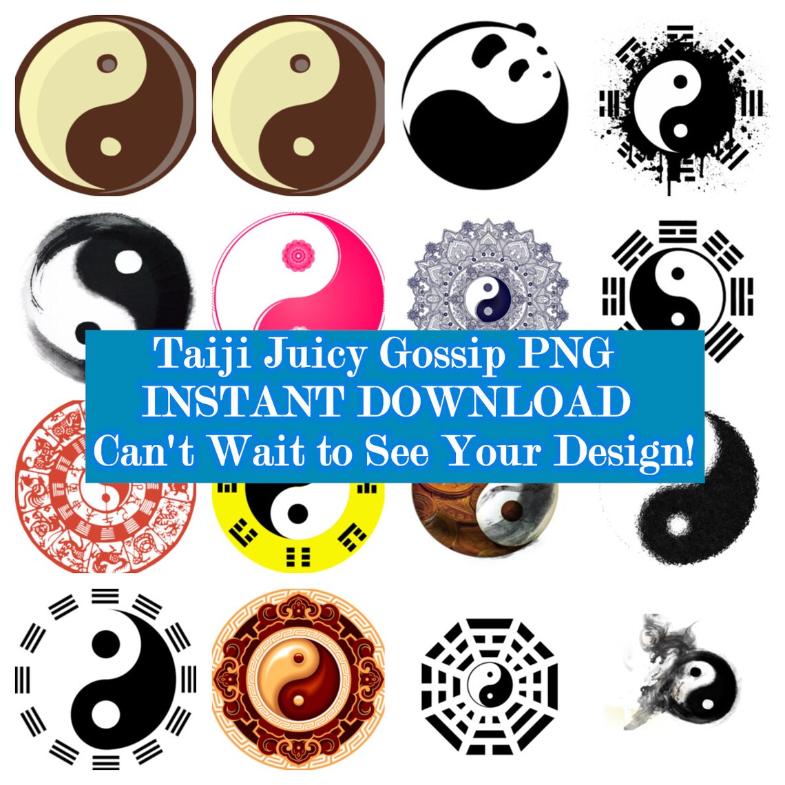 101 Bagua Taiji PNG Clipart, Yin Yang Symbols, Taoist Sacred Geometry ...