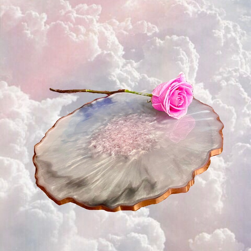 Geode Resin Tray - Etsy