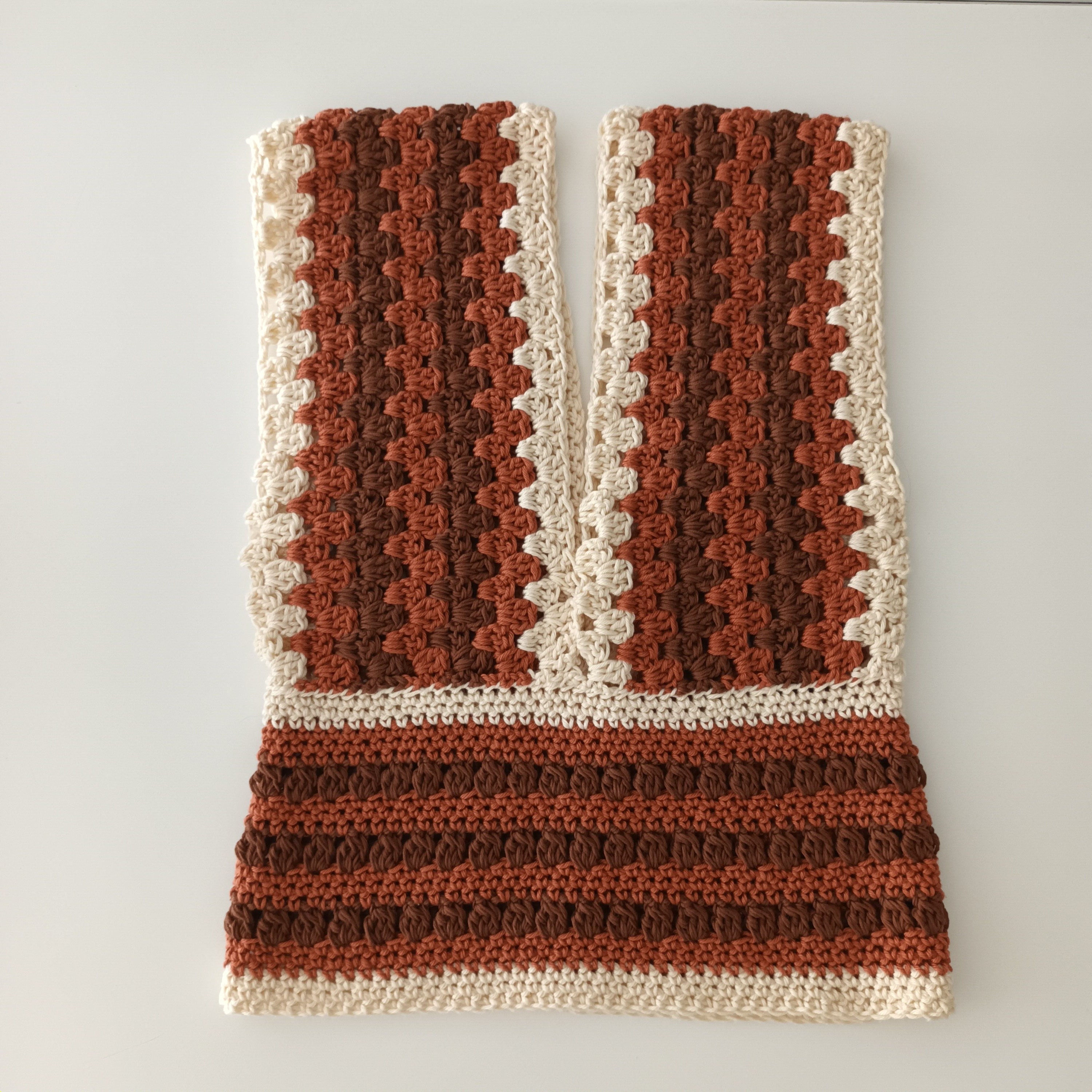 Haut d'été décolleté en crochet, Haut terra cotta en crochet, Top ...