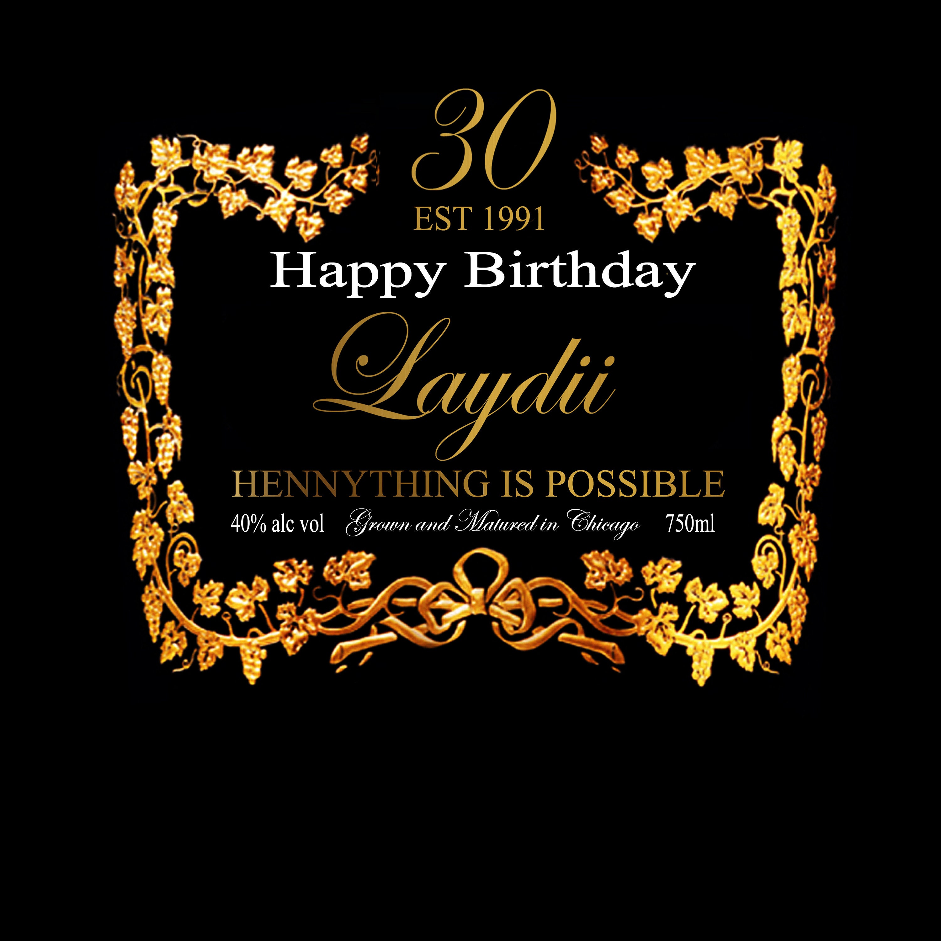 Hennything is Possible Custom Name Backdrop - Etsy