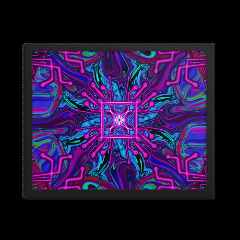 Trippy Cyber Security ,digital Download Print, Wall Decor, Large ...