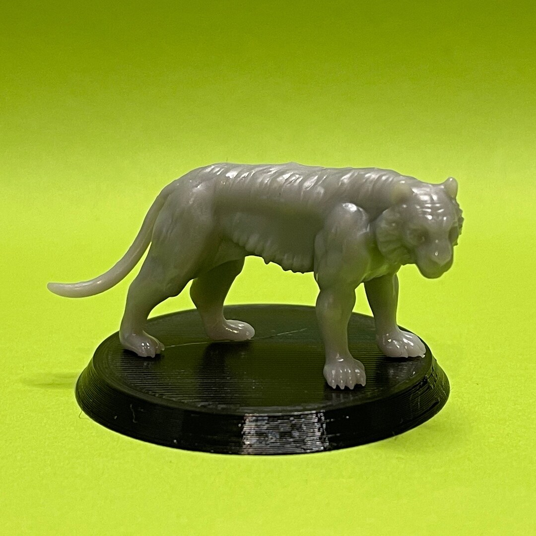 32mm Tiger Miniatures, Resin 3D Printed Animal - Etsy