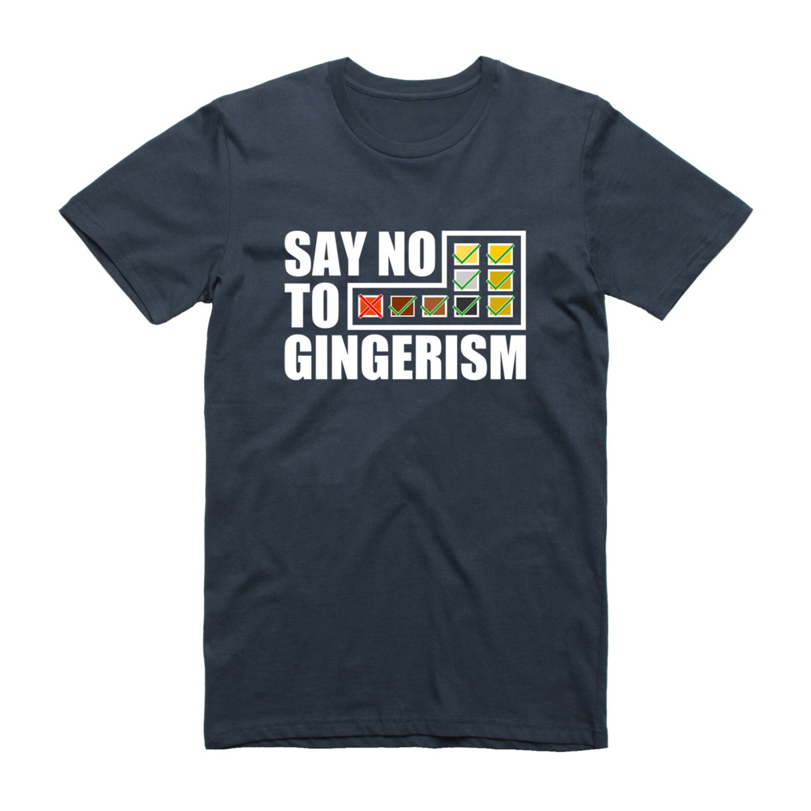 Say No To Gingerism Funny Ginger T-Shirts Printed Apparel | Etsy
