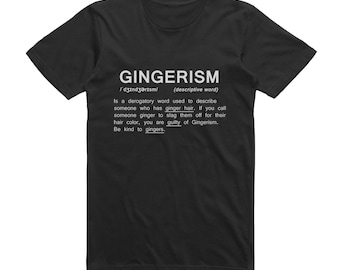 Funny Ginger T Shirt | Etsy
