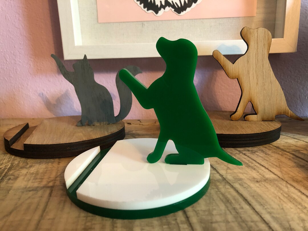 Dog Tech Holder, Creative Cell Phone/tablet Desk Accessory Stand: Prop ...