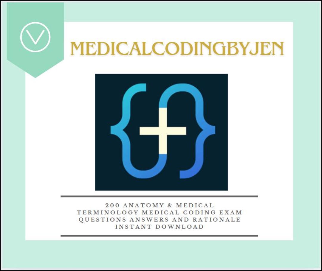 200 Anatomy & Medical Terminology Medical Coding Exam Practice ...