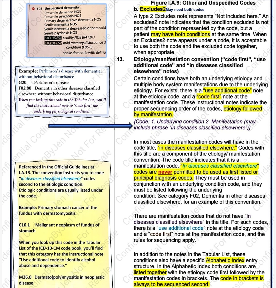 Typed ICD10 CM Guidelines 105 Pages Coding Examples Tips Sequencing ...
