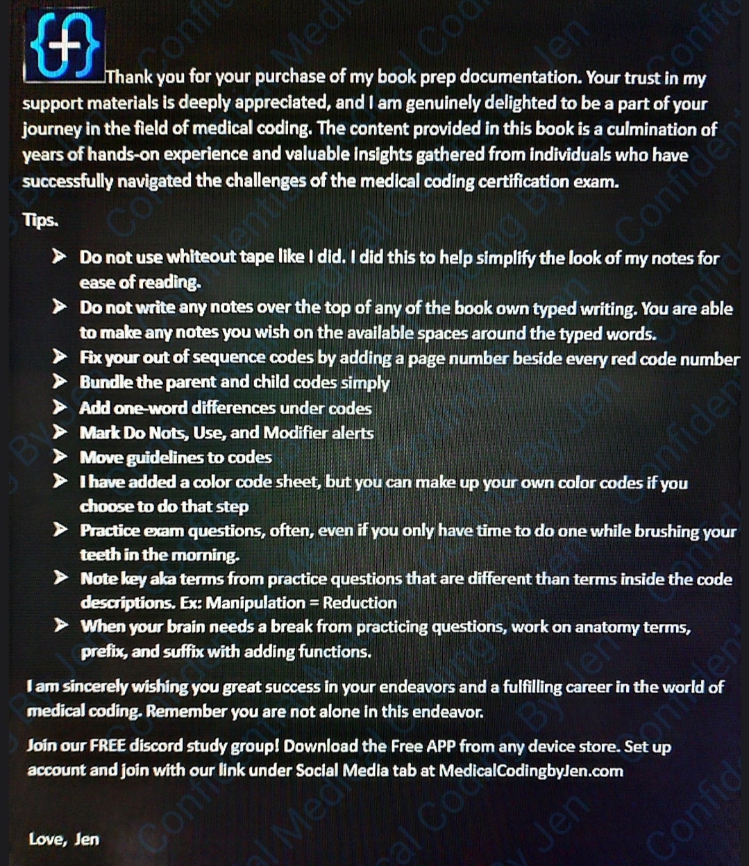 Auditory CPT Section Notes, Examples, Corrections Instant Download 6 ...