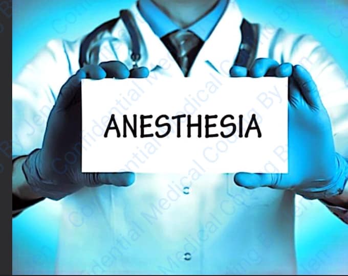 2023 Anesthesia CPT Section With Examples, AKA, and Notes 16 Pages ...