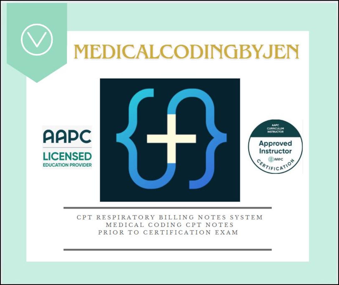 CPT Respiratory Notes Section Medical Coding Certification Billing ...