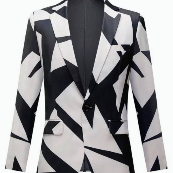 Geometric Jacket - Etsy