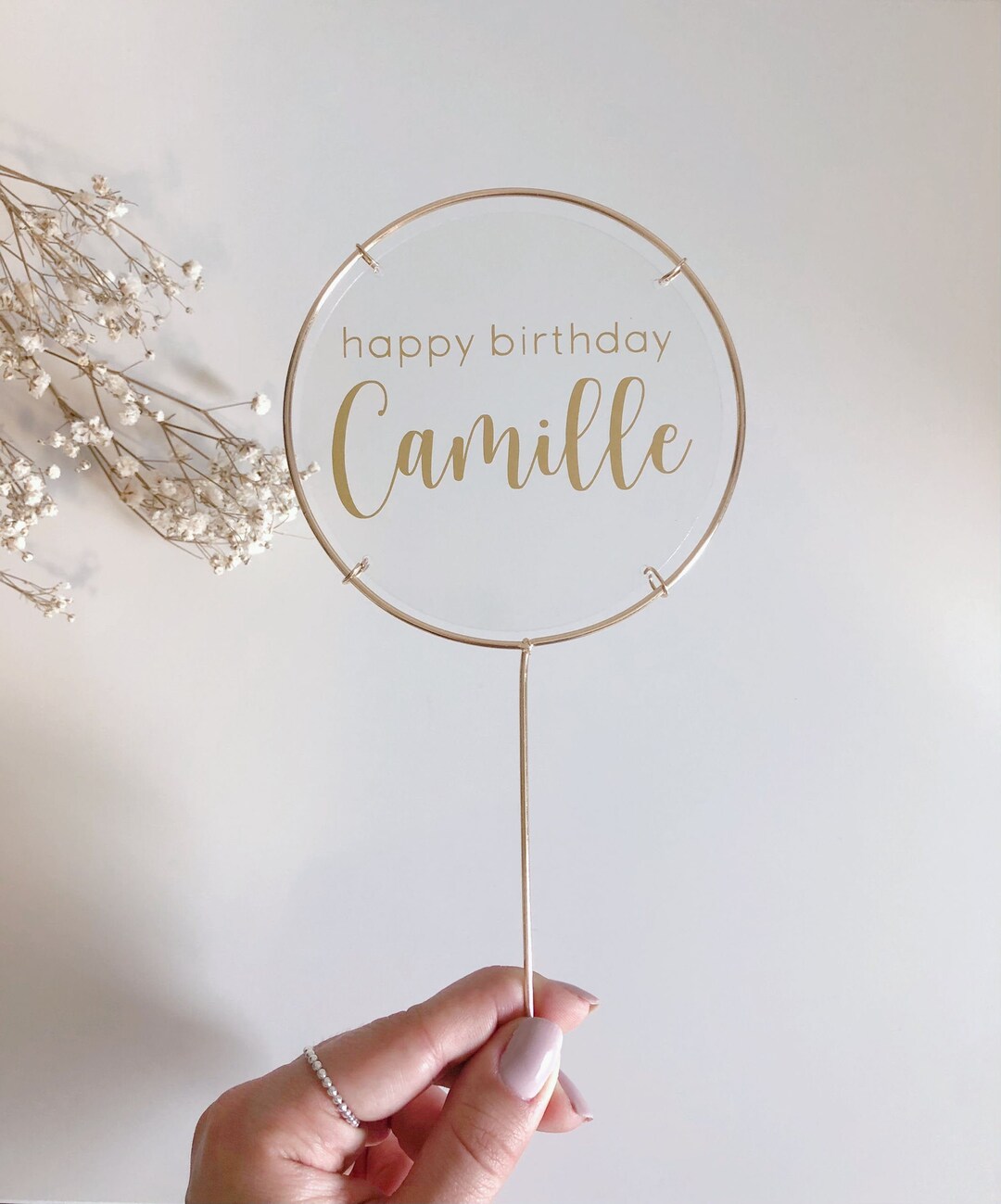 Custom Acrylic Cake Topper | Personalized | Acrylic Topper | Birthday ...