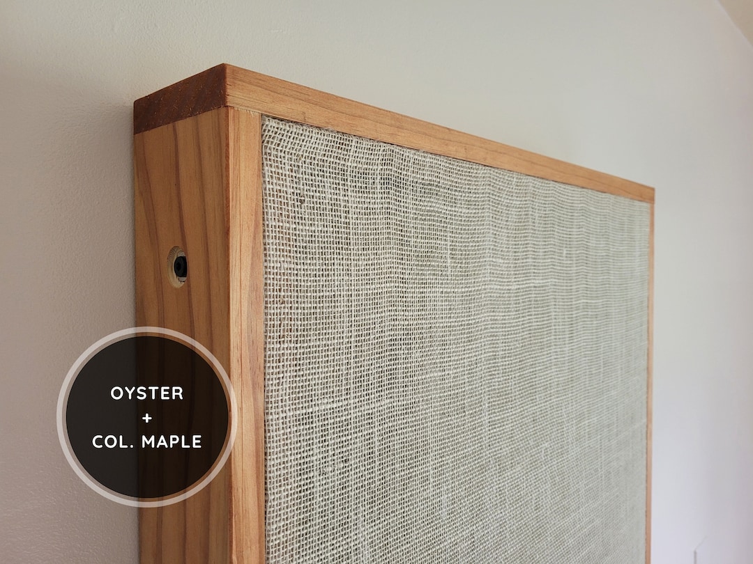 Vintage Style Framed Acoustic Panel: 12 x 48 x 4 Rockwool-Sound ...