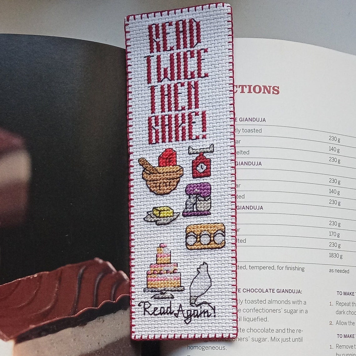 Baking Bookmark Pattern - Etsy