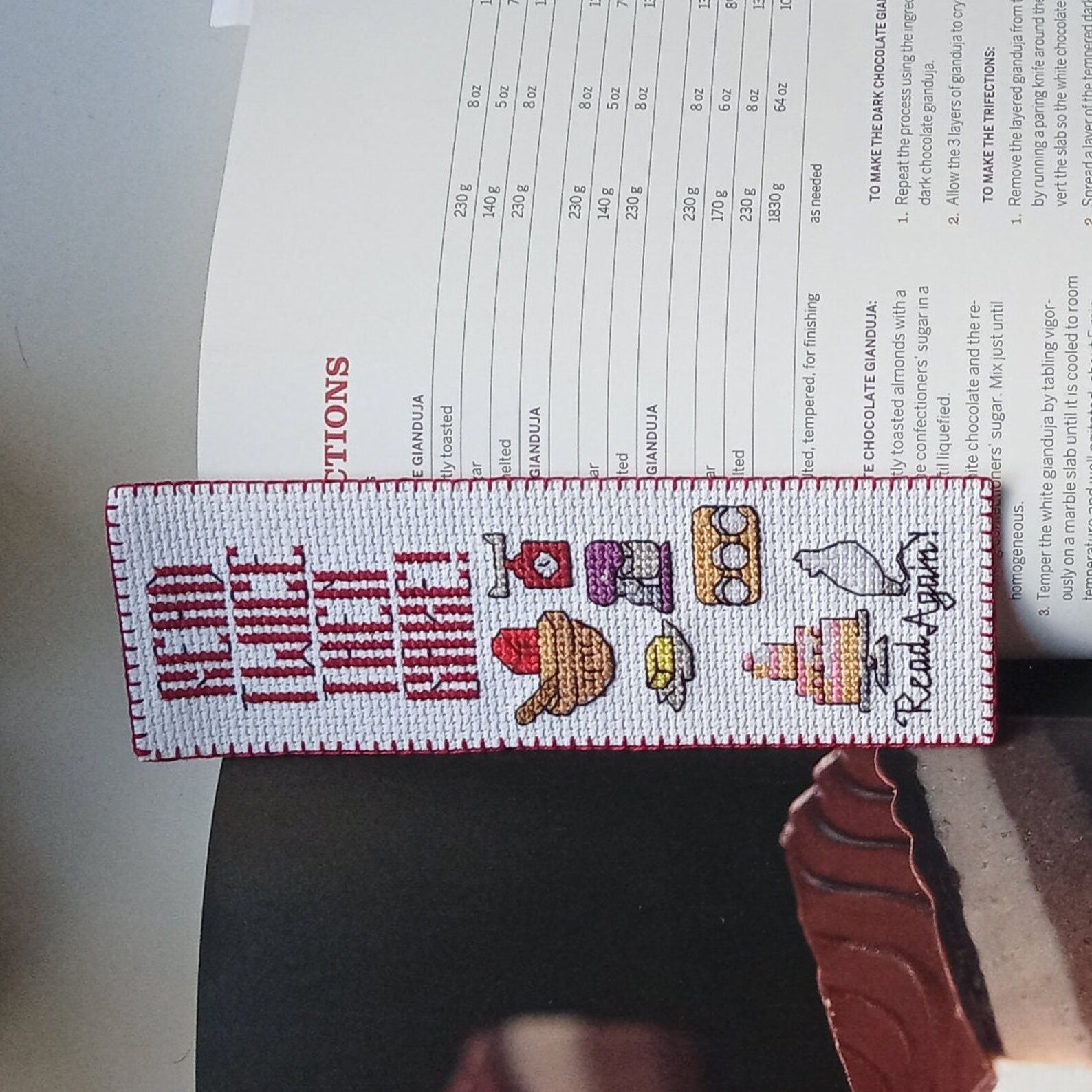 Baking Bookmark Pattern - Etsy