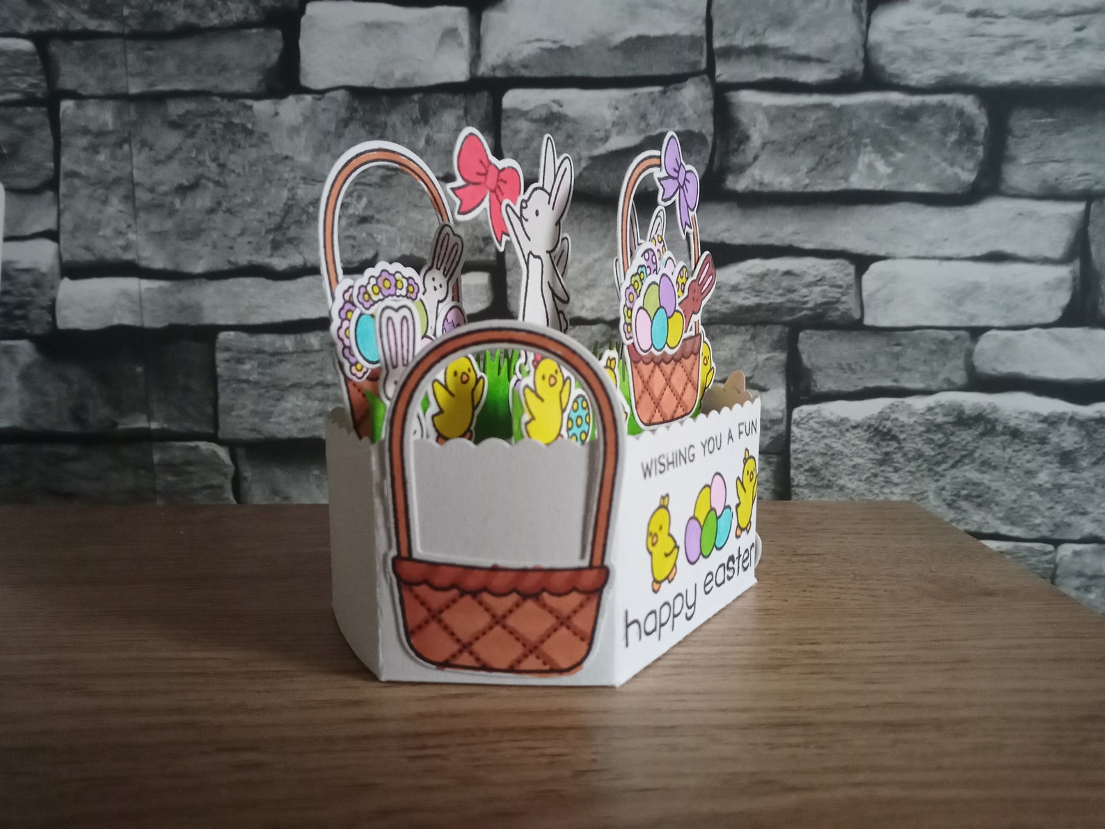 Easter Basket Race Easter Pop up Card - Etsy