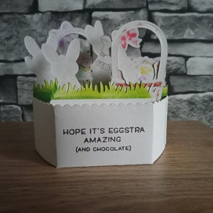 Easter Basket Race Easter Pop up Card - Etsy