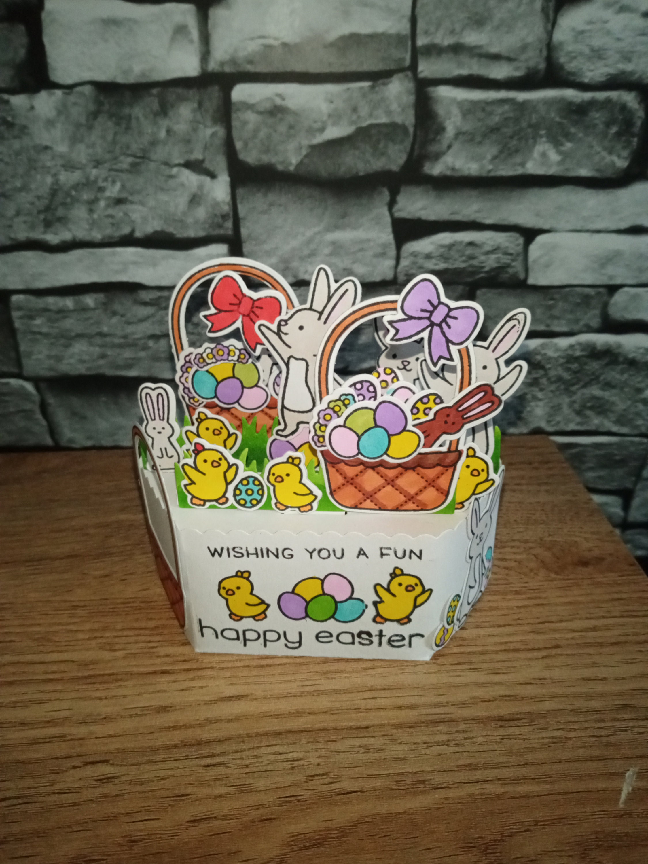 Easter Basket Race Easter Pop up Card - Etsy