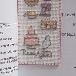 Baking Bookmark Pattern - Etsy