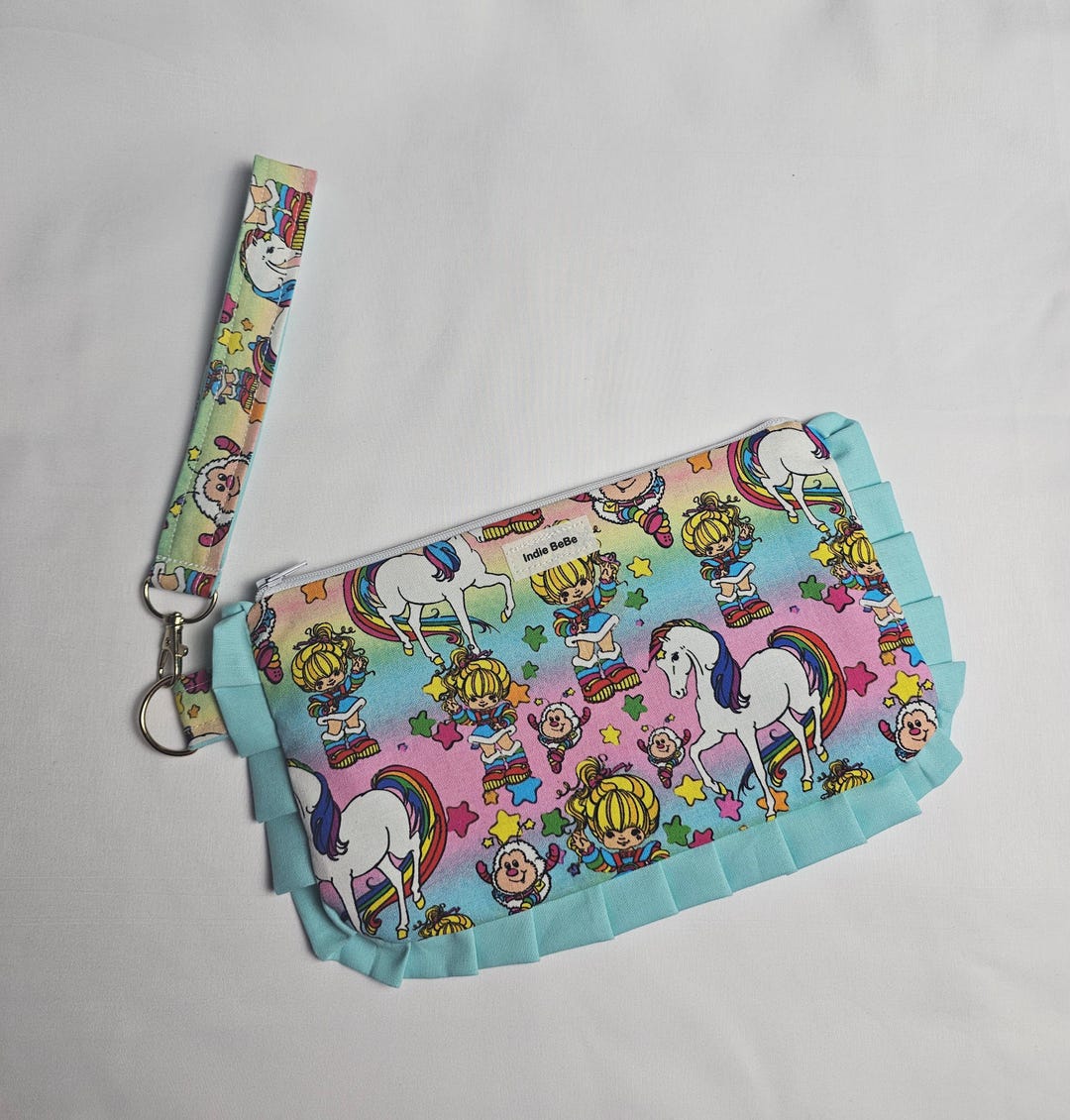 Vintage Style Rainbow Brite Wristlet Wallet Purse: 1980s Nostalgia Gift ...
